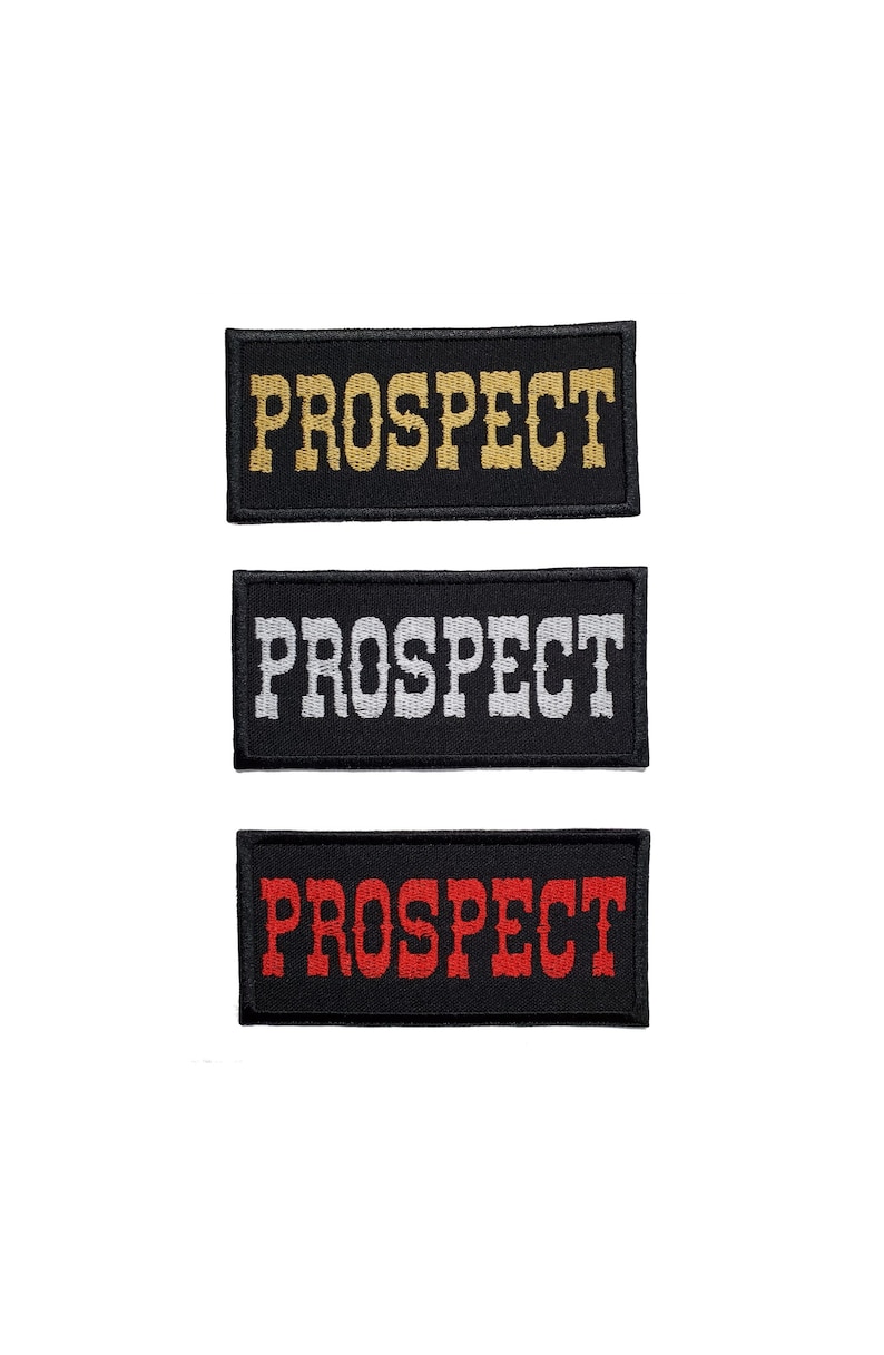 Prospect Embroidered/applique Iron on Patch 4.1 X - Etsy