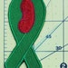 Kidney Disease Awareness Ribbon Iron on Patch Dialysis Kidney ...
