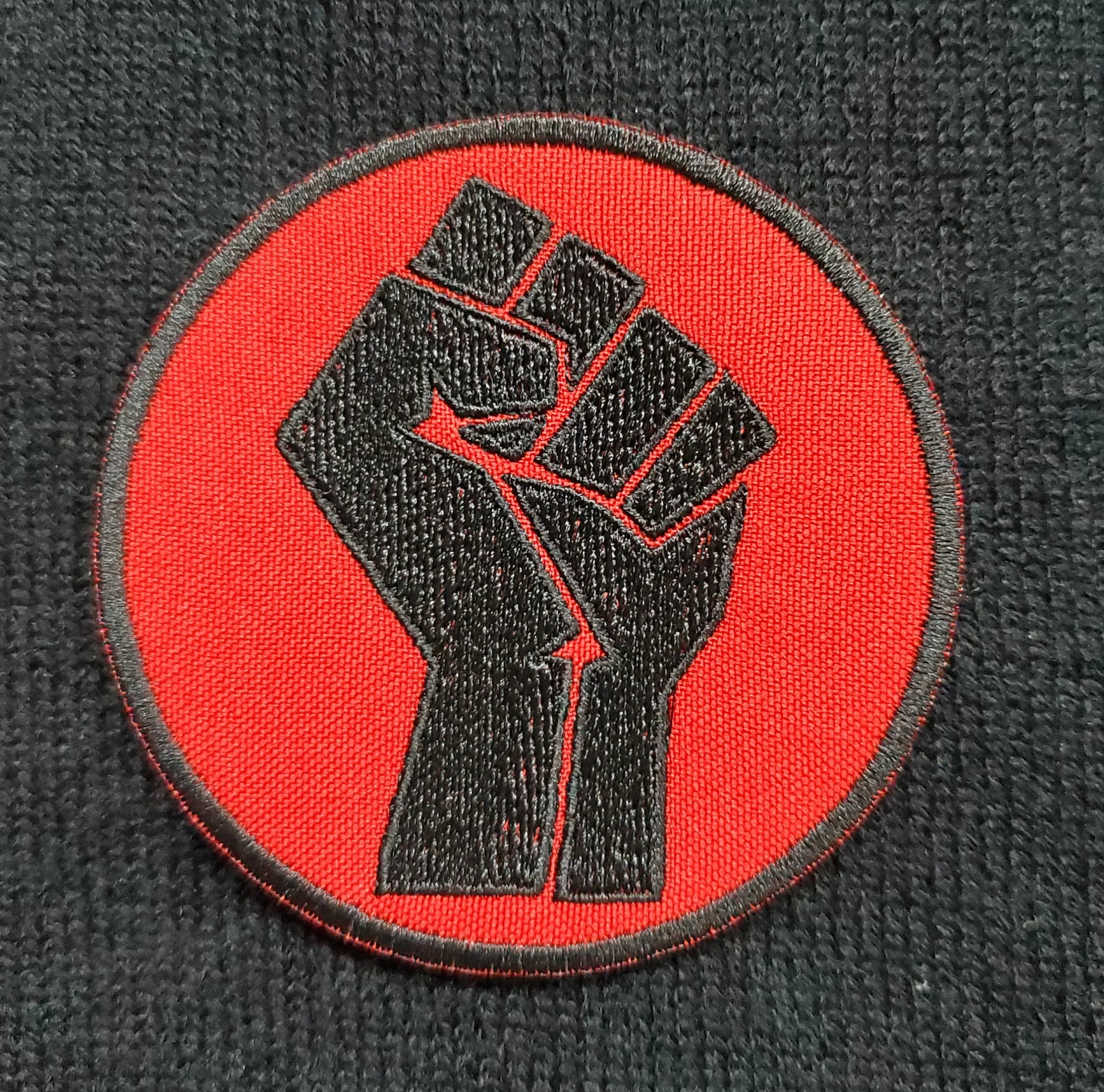 Black Power Fist Embroidered Iron-on Patch 3 Black Lives - Etsy