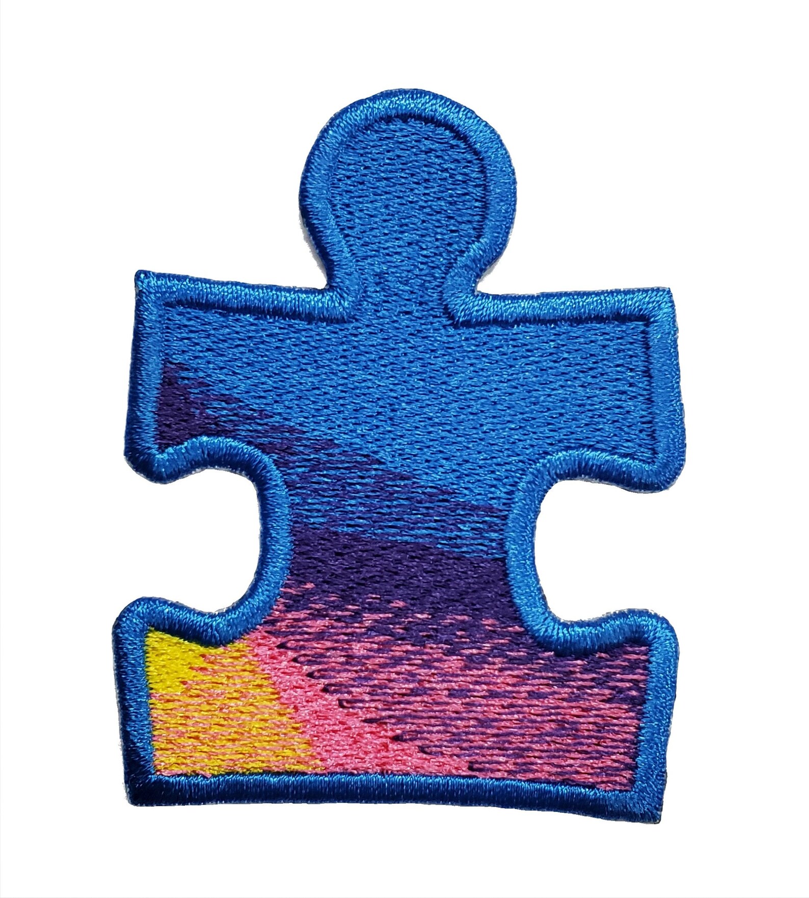 Autism Speaks Puzzle Piece Awareness Ribbon Embroidered Iron | Etsy