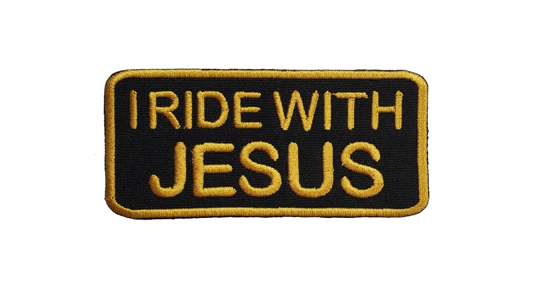 Christian New MC Motorcycle Biker I Ride With Jesus - Etsy