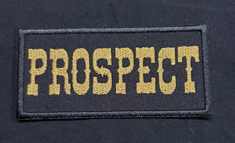 Prospect Embroidered/applique Iron on Patch 4.1" X 2" Grunge Funny New ...