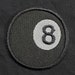 Eight Ball Embroidered Iron on Patch 2.1" Funny Humor Pool Billiards ...