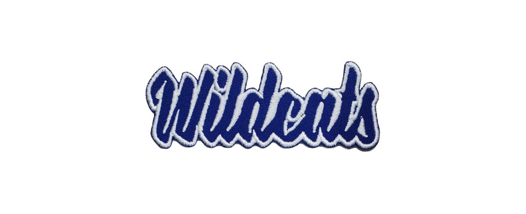 Wildcats Text Embroidered Applique Iron on Patch Various Sizes Team ...