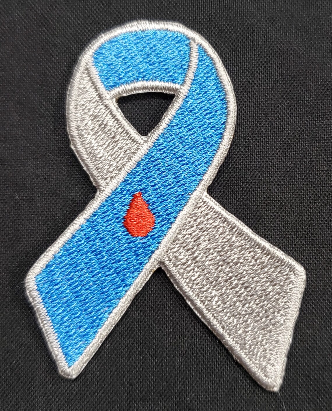 Diabetes Awareness Ribbon Embroidered Iron on Patch Gifts - Etsy