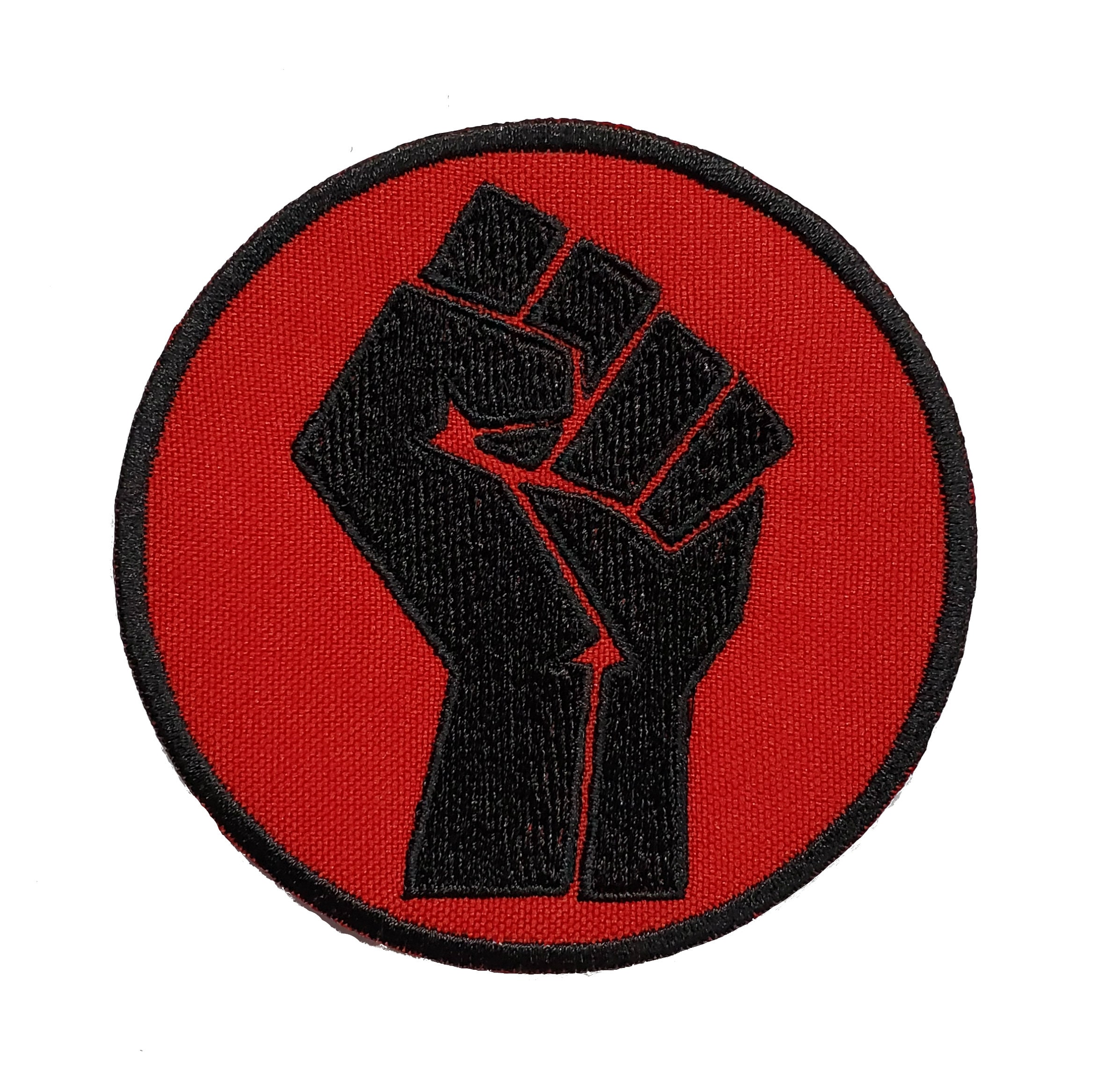 Black Power Fist Embroidered Iron On Patch 3 Black Lives Etsy
