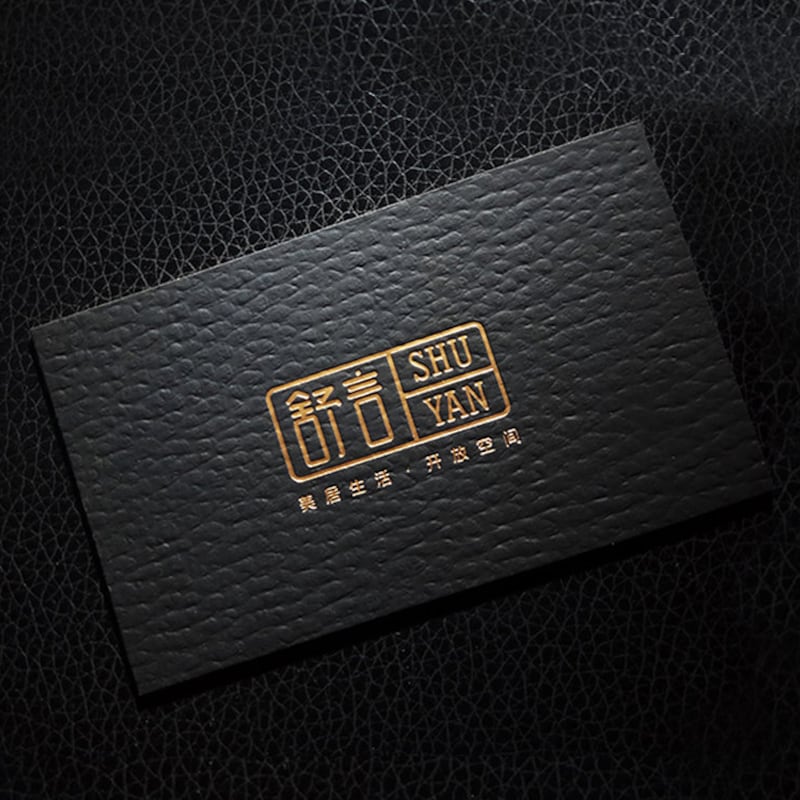 Gold Embossed Business Cards - Etsy