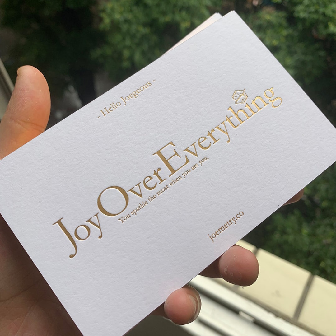 Personalised Diy Gold Foil Cards-birthday, Wedding, Anniversary ...