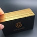 100 Luxury Gold Foil Business Cards Design and Print, QR Calling Cards ...