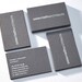 Custom Grey Business Cards, Calling Cards, Custom Design - Business ...
