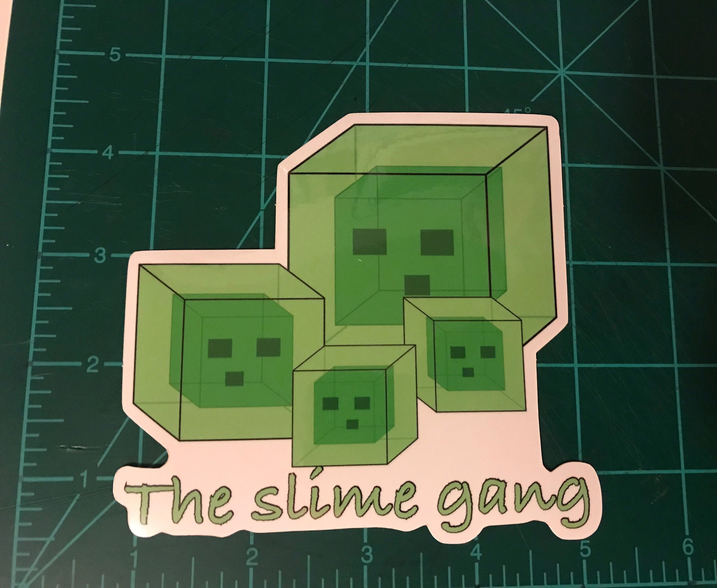 Slime Minecraft Papercraft
