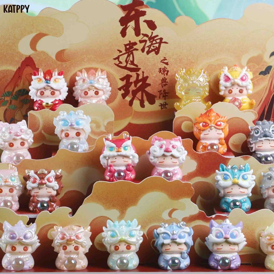 FG033 - Blind Box Kawaii Dragon Baby Bean Version 1 | Toy Figure ...