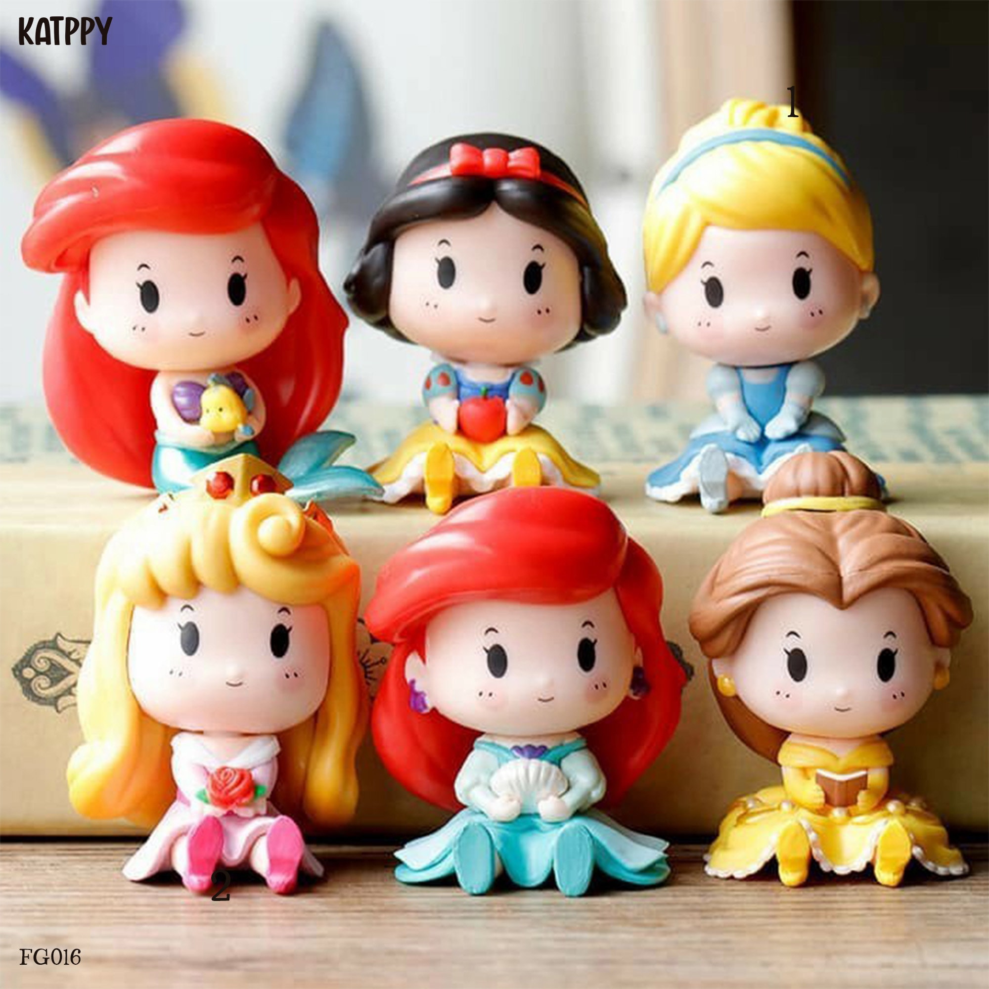 FG016 - Kawaii Special Princess Cartoon Figurines | Toy Figure ...