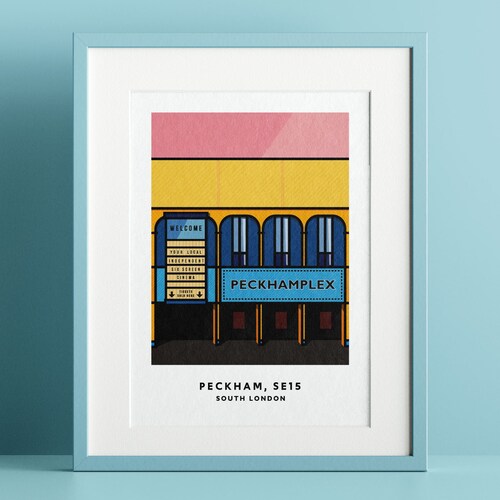 Peckham Plex Cinema Poster London SE15 - Etsy UK