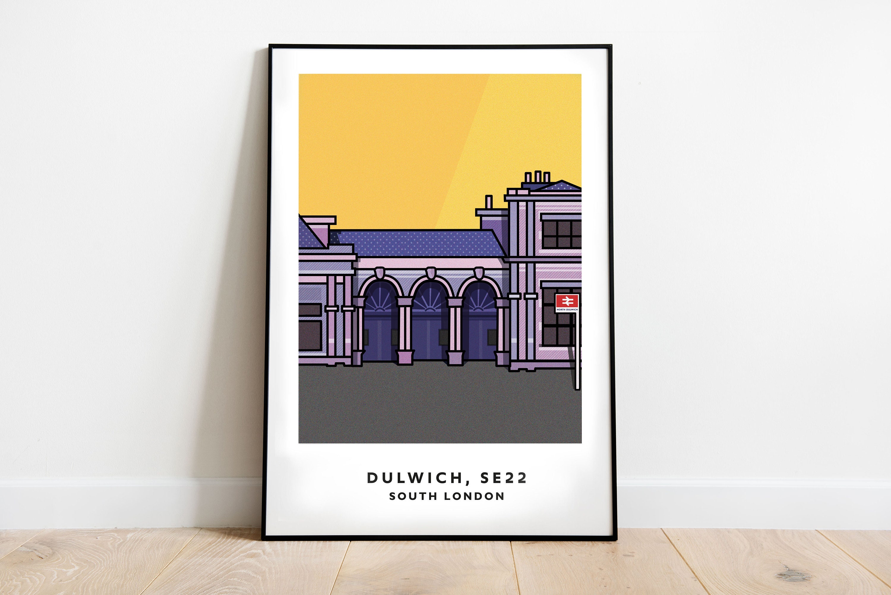 North Dulwich Station Poster - London, SE22 - Etsy