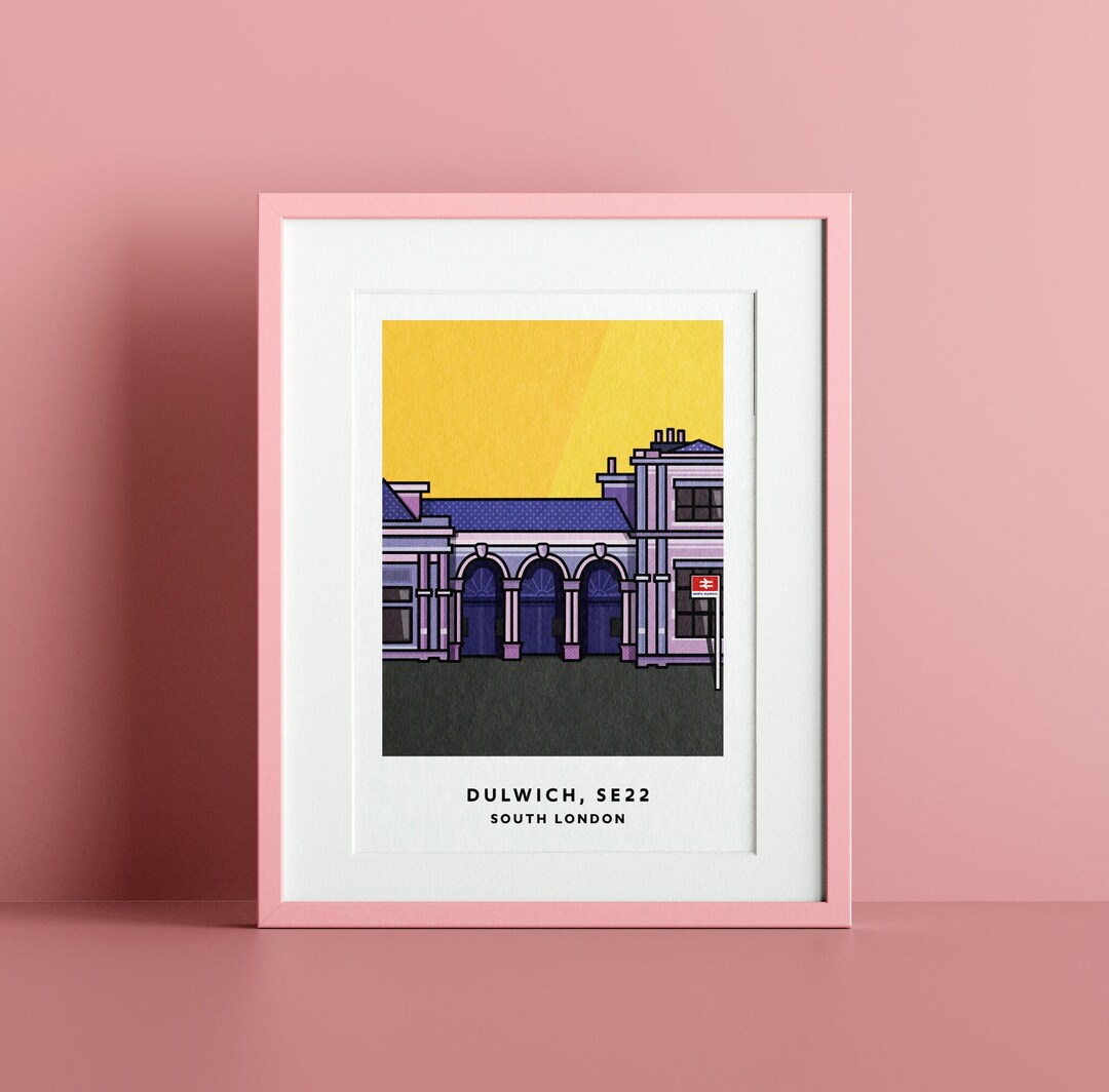 North Dulwich Station Poster - London, SE22 - Etsy