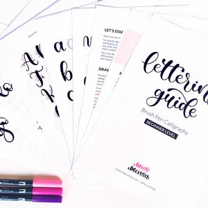 Lettering and Brush Calligraphy Bundle 3 Workbooks · Beginners Brush ...
