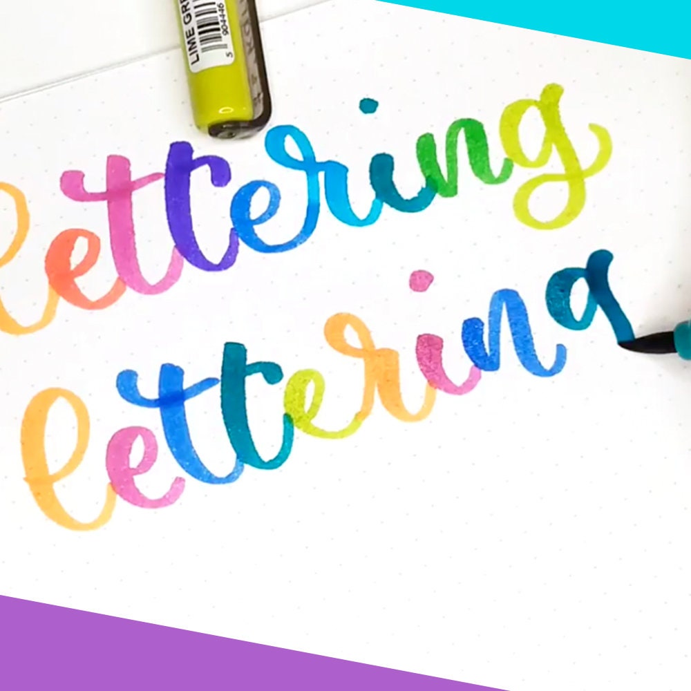 Curso De Lettering Online Campus De Letras Bonitas · Nivel Avanzado - Etsy