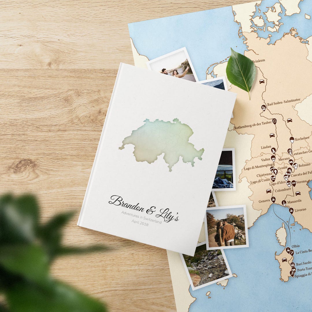 Switzerland Alpine Travel Journal, Custom Swiss Diary, Ideal Notebook ...