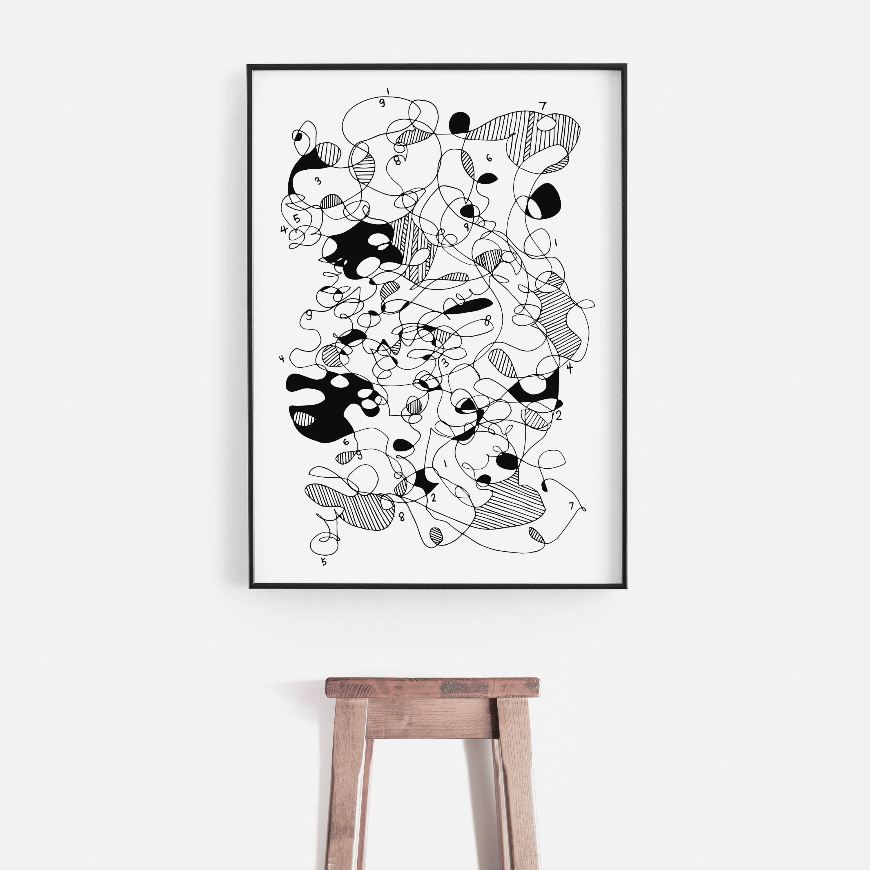 Printable Art, "abstract V.3", Instant Digital Download, Home Decor ...