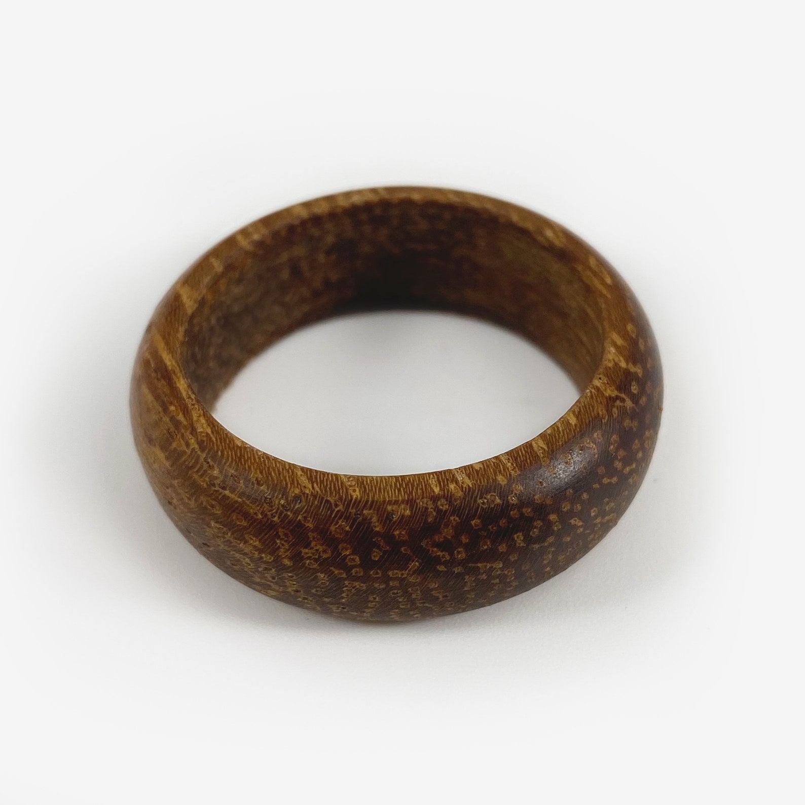 Band, Round in Mahogany, Natural Woodring, Wood Ring, Women's Ring, Men ...