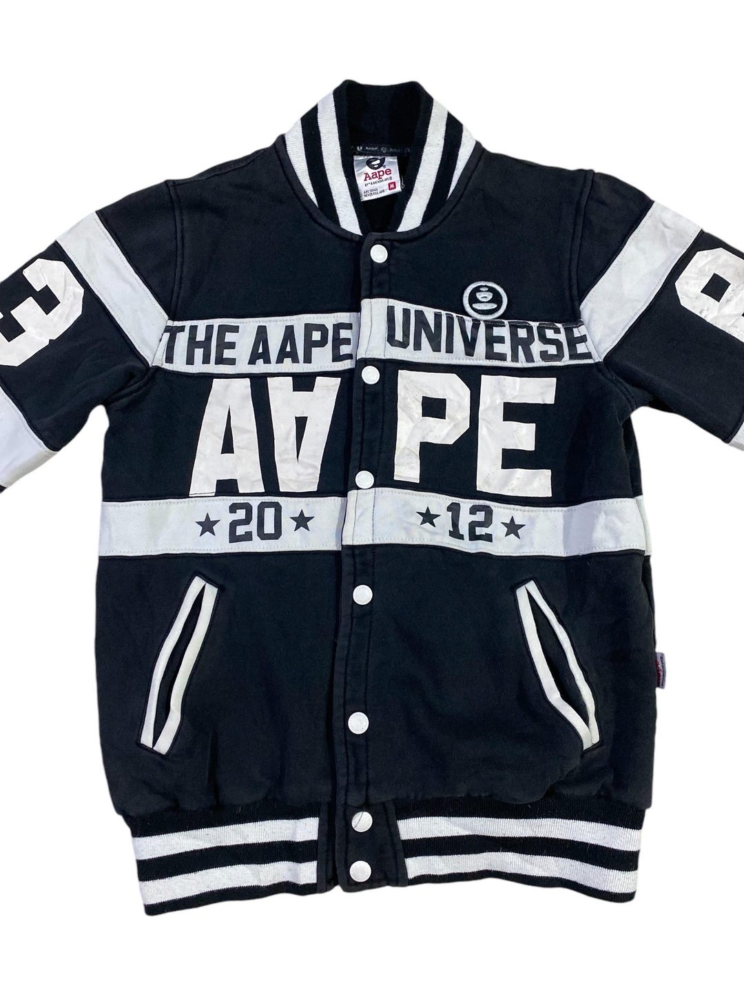 Vintage AAPE by A Bathing Ape Varsity Jacket - Etsy