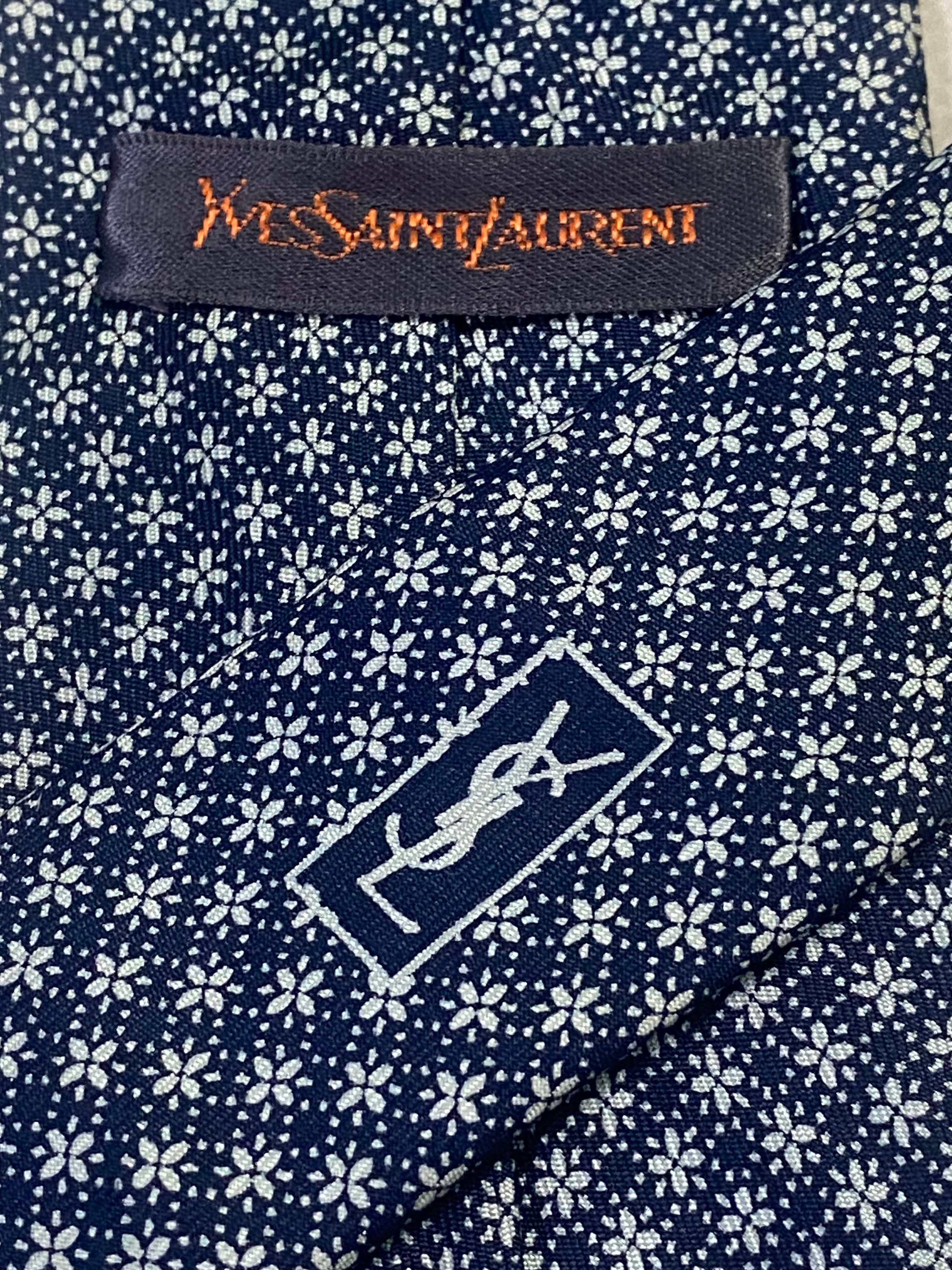 Vintage Authentic Yves Saint Laurent Neck Tie - Etsy