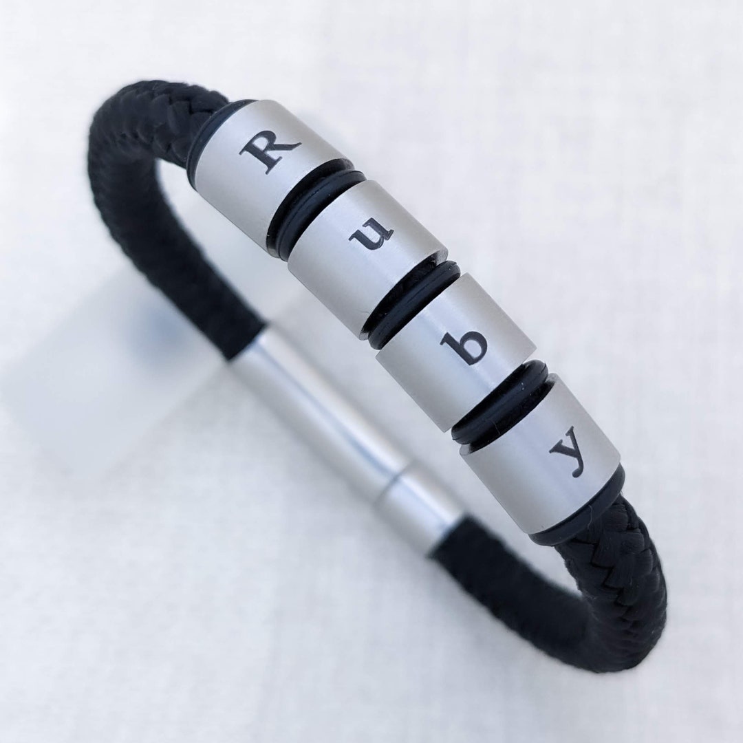 Custom Bracelet for Men, Anniversary Gift for Him, Personalized Gifts ...