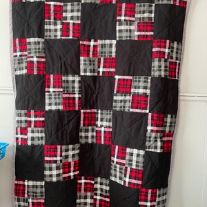 Flannel Fun Four Patch Quilt Pattern PDF - Etsy