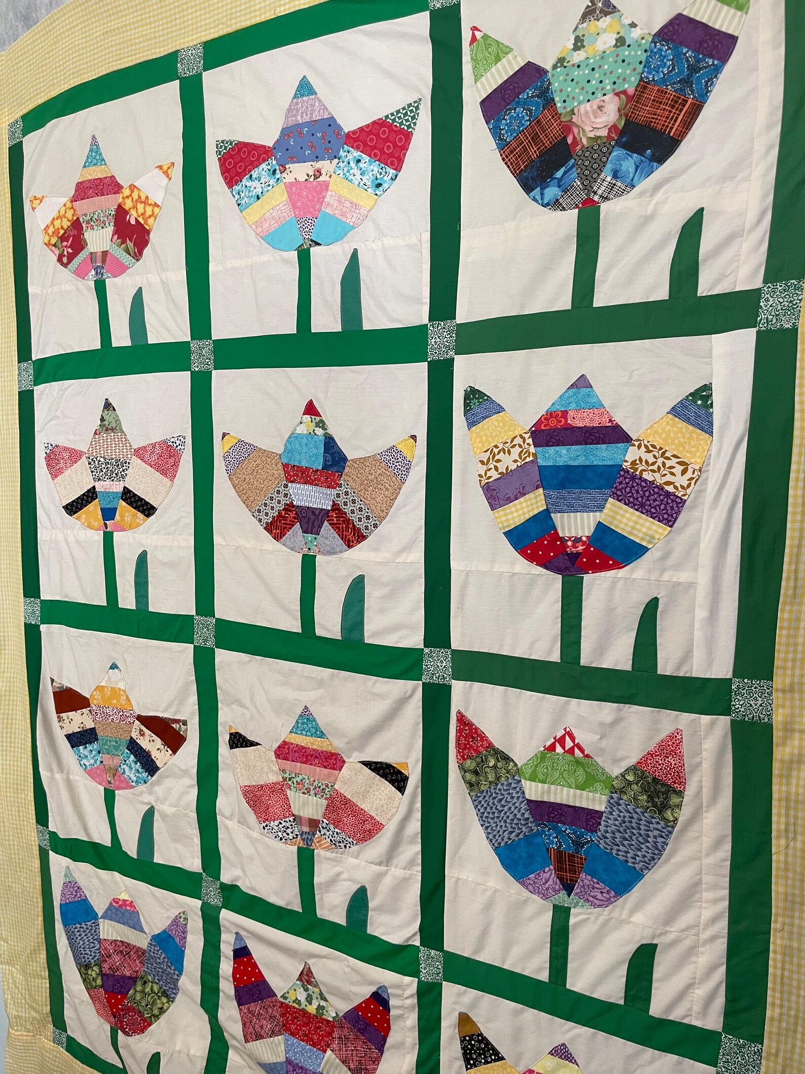 Scrappy Tulip PDF Pattern - Etsy