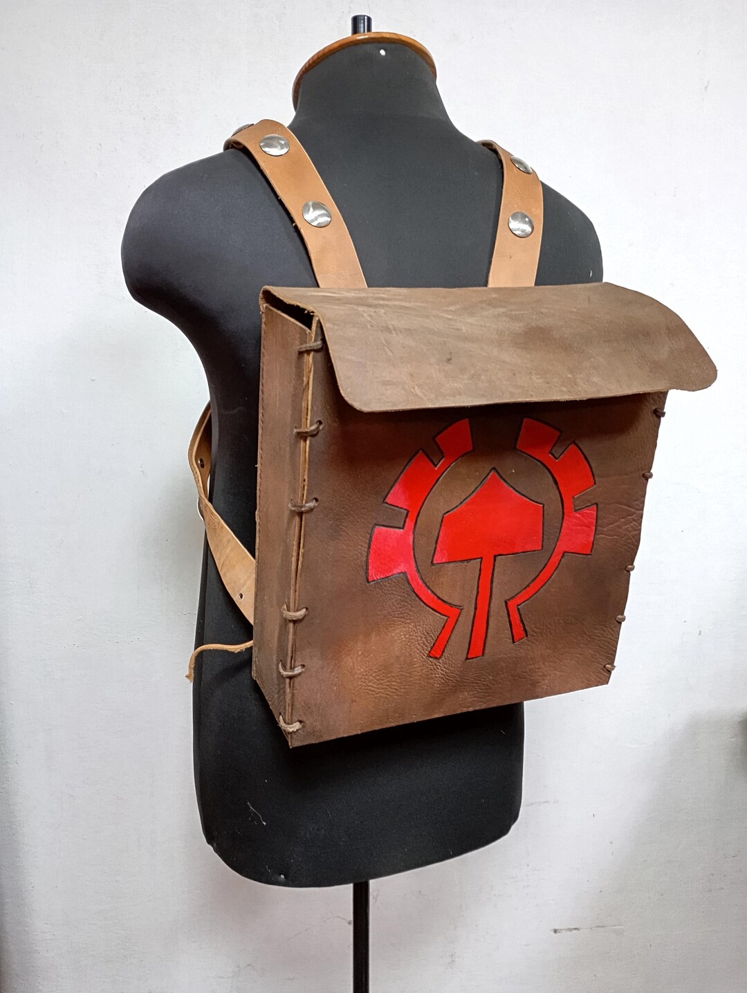 Dwarf-demolitionist Leather Backpack - Etsy