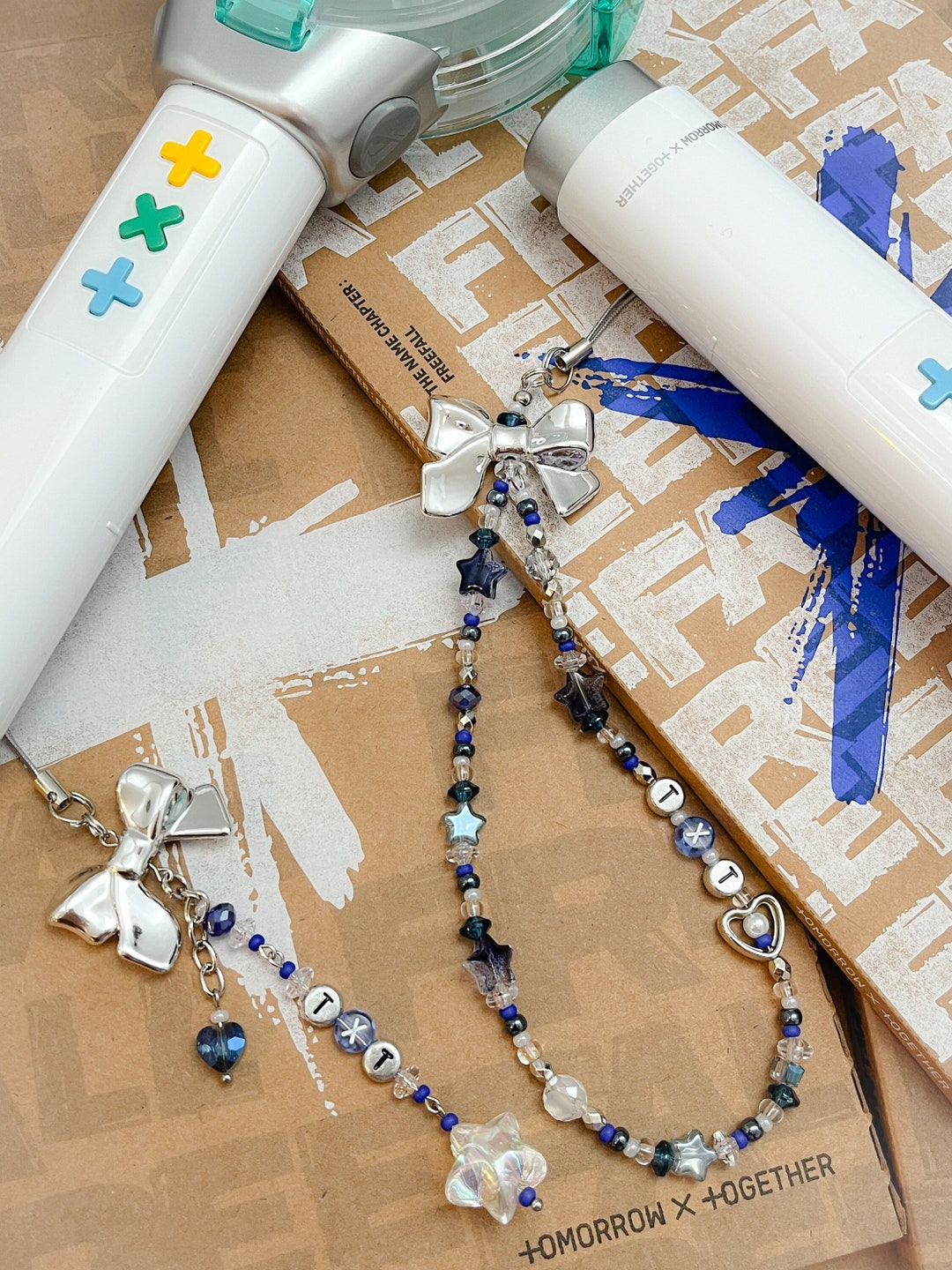 TXT Freefall Concept Inspired Phone Light Stick Charm - Etsy