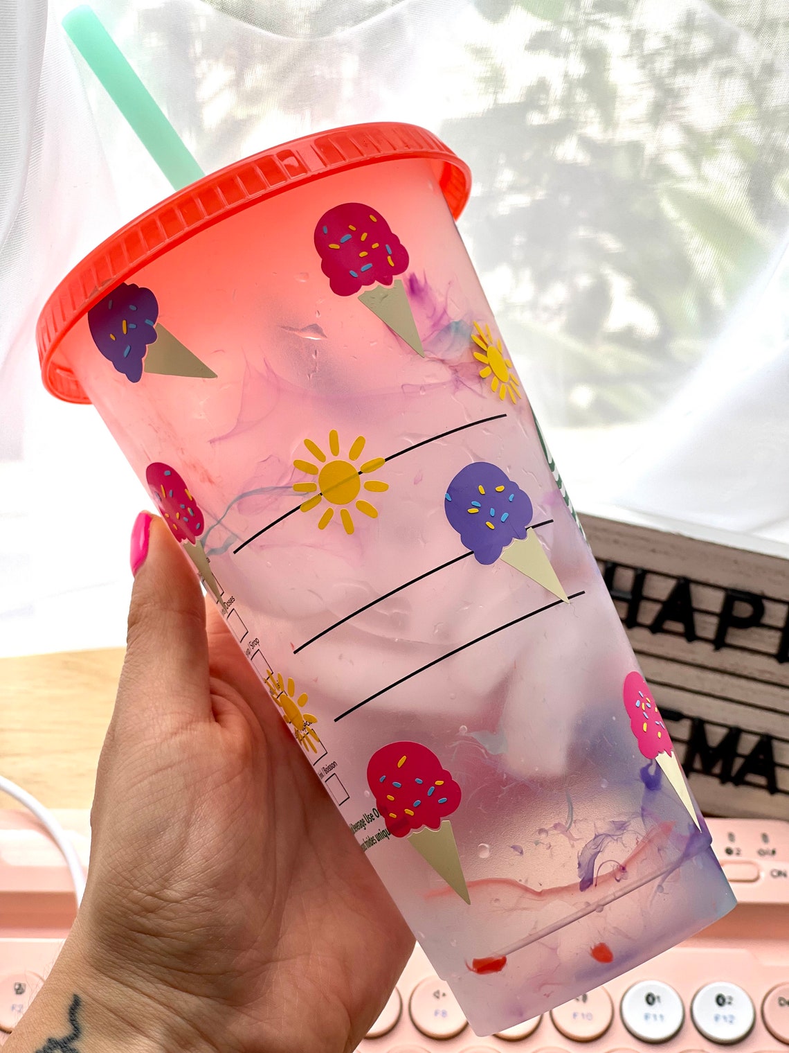 Ice Cream Limited Edition Marble Cup / Christmas Gift / Christmas ...