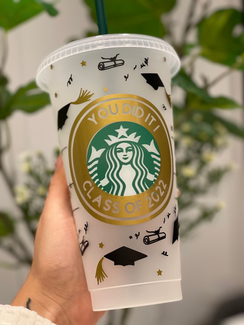 Graduation Starbucks Ice Cup / for Him or for Her / Graduation - Etsy