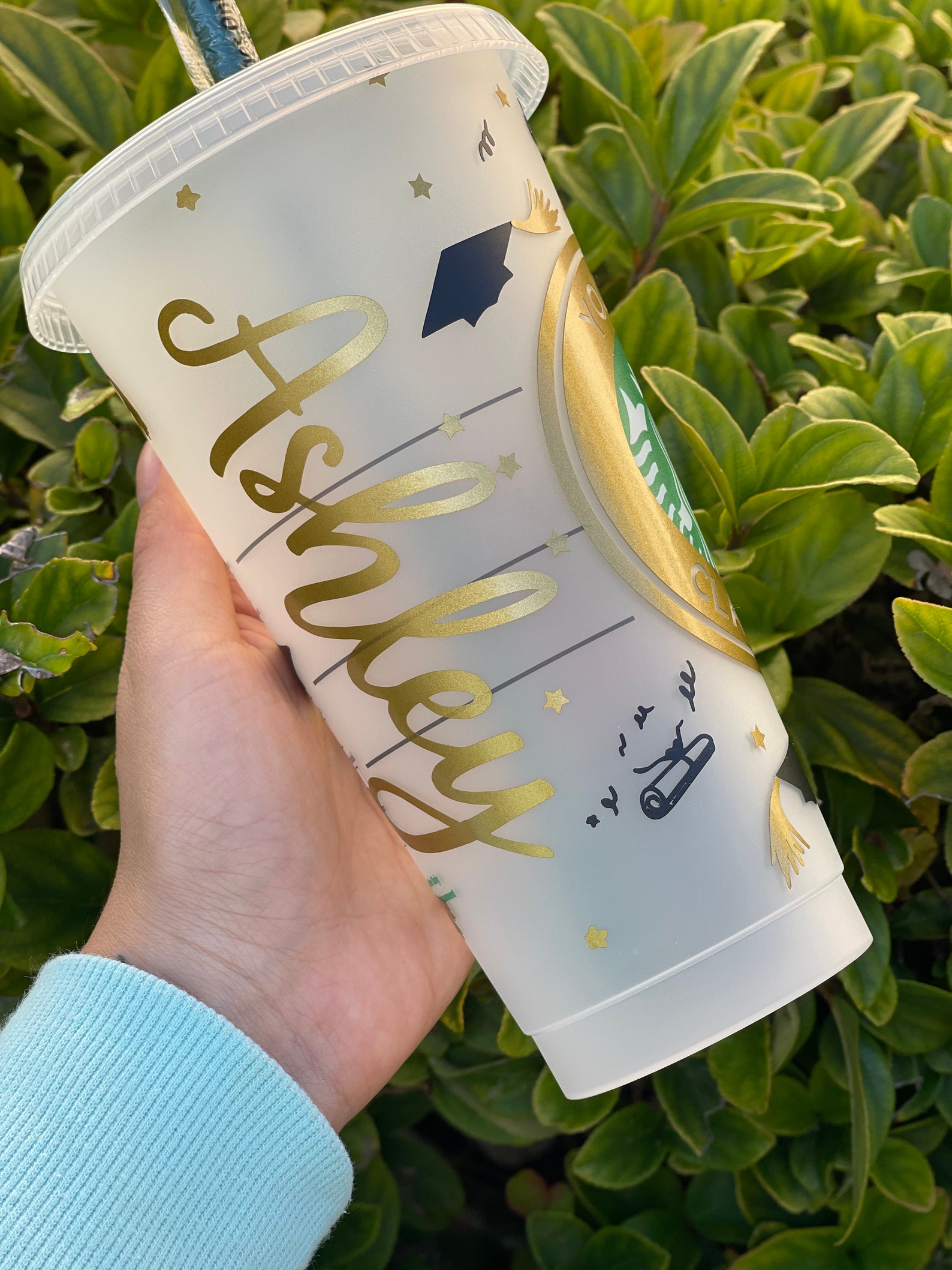 Graduation Starbucks Ice Cup / for Him or for Her / Graduation Tumbler ...