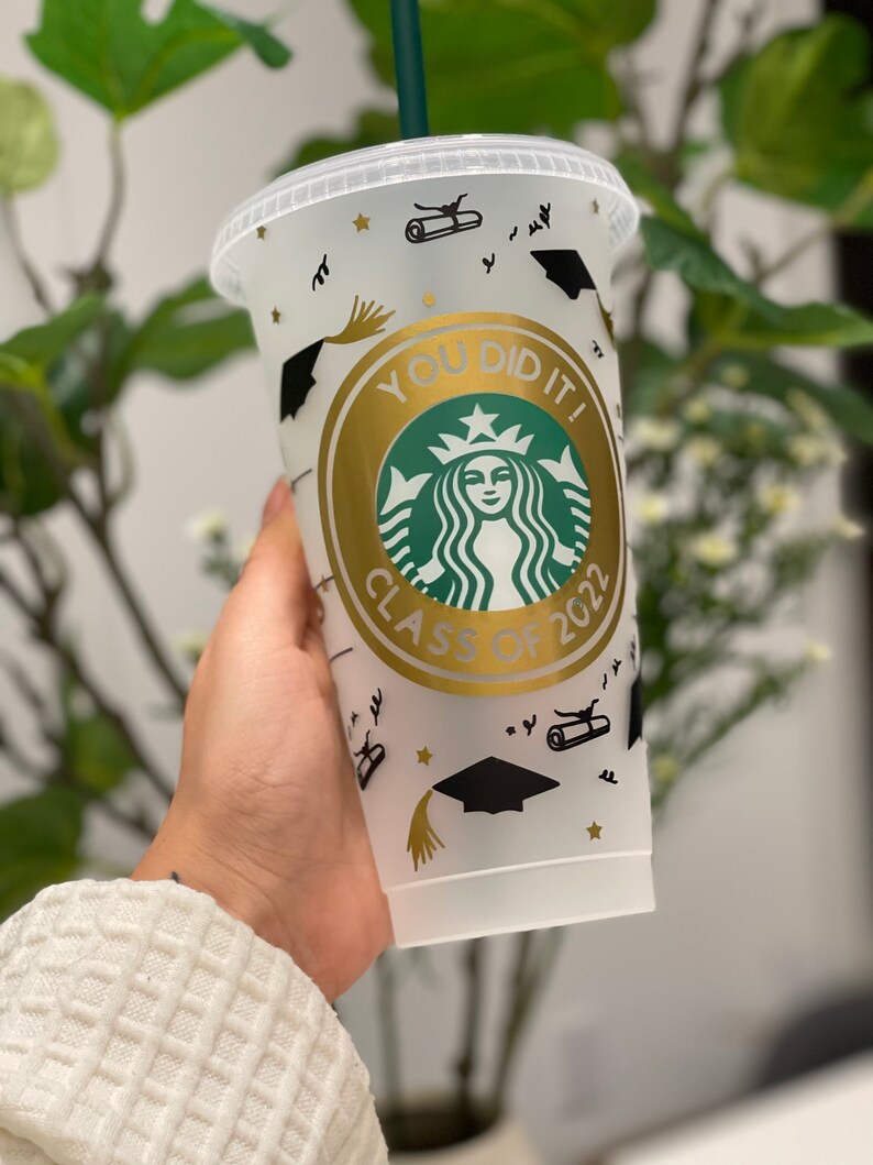 Graduation Starbucks Ice Cup / for Him or for Her / Graduation - Etsy