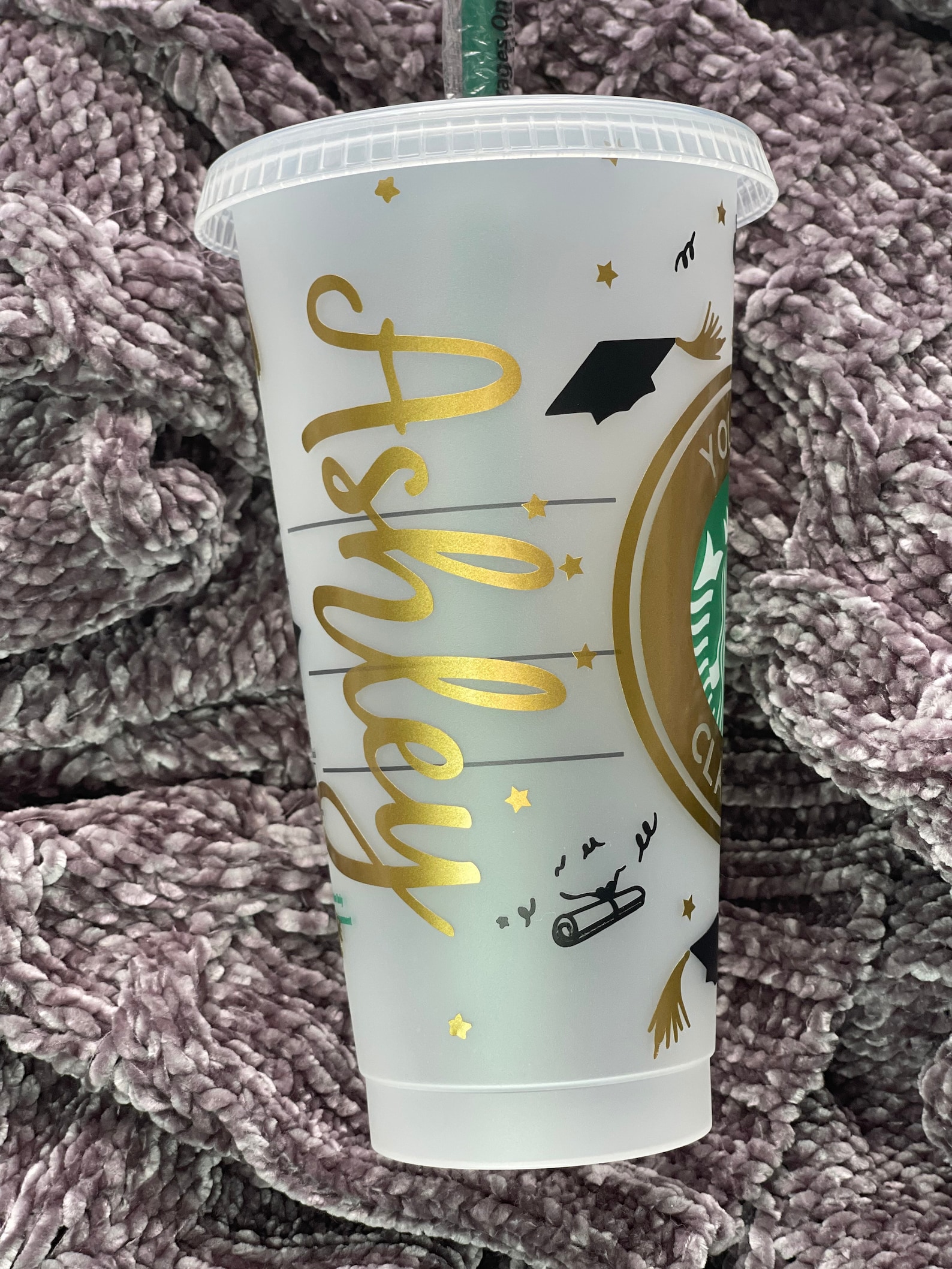 Graduation Starbucks Ice Cup / for Him or for Her / Graduation - Etsy