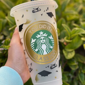 Graduation Starbucks Ice Cup / for Him or for Her / Graduation Tumbler ...