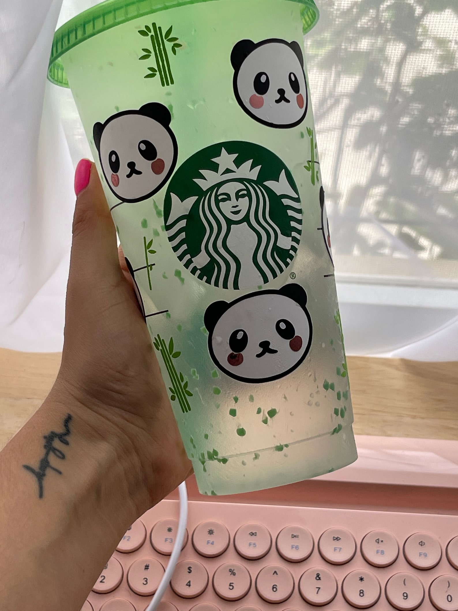 Panda Starbucks Ice Cup/ Confetti / Best Friend Gifts / Gift | Etsy
