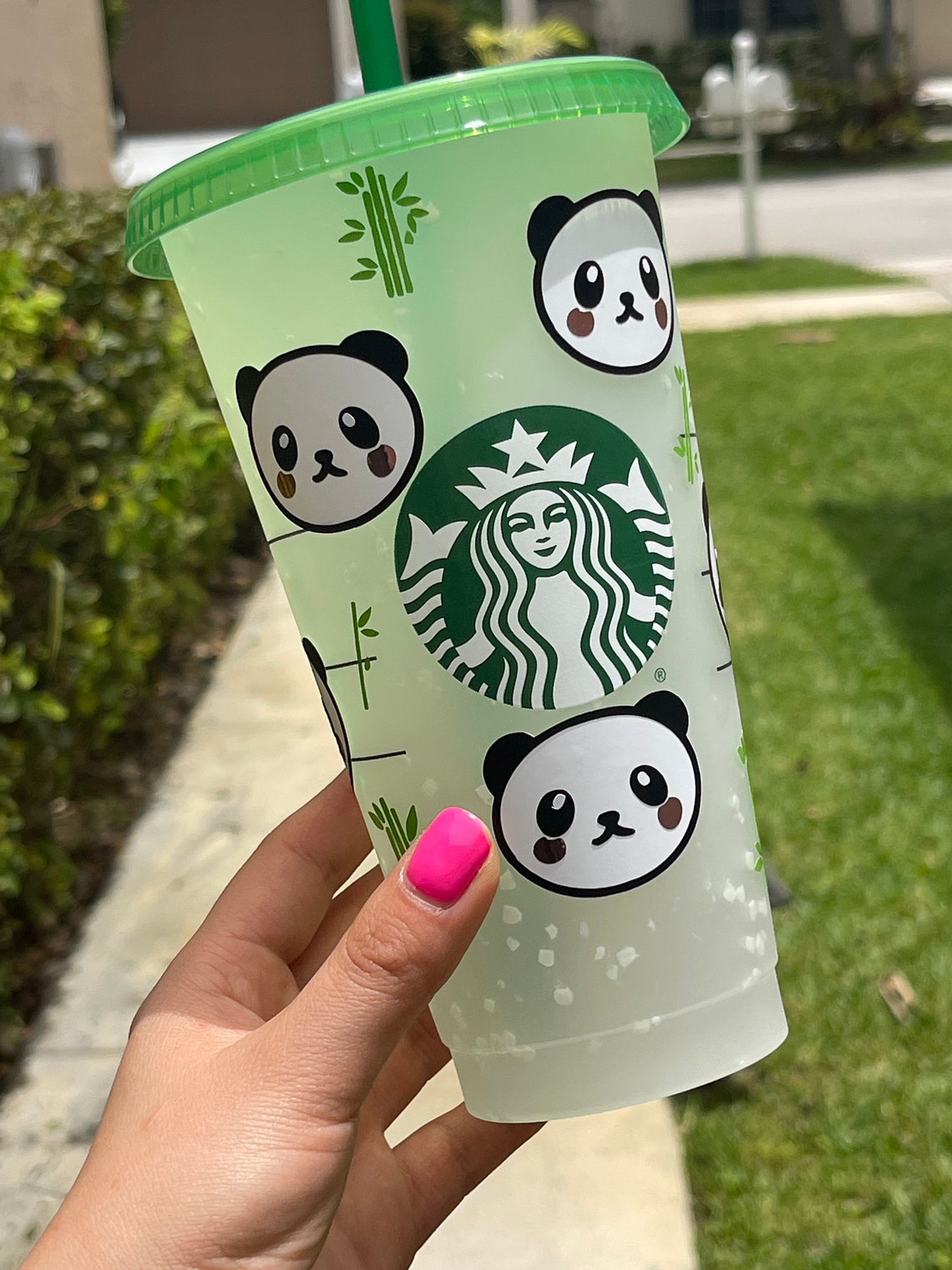 Panda Starbucks Ice Cup/ Confetti / Best Friend Gifts / Gift for Her ...