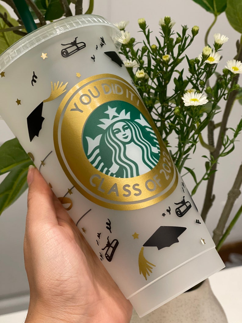 Graduation Starbucks Ice Cup / for Him or for Her / Graduation Tumbler ...