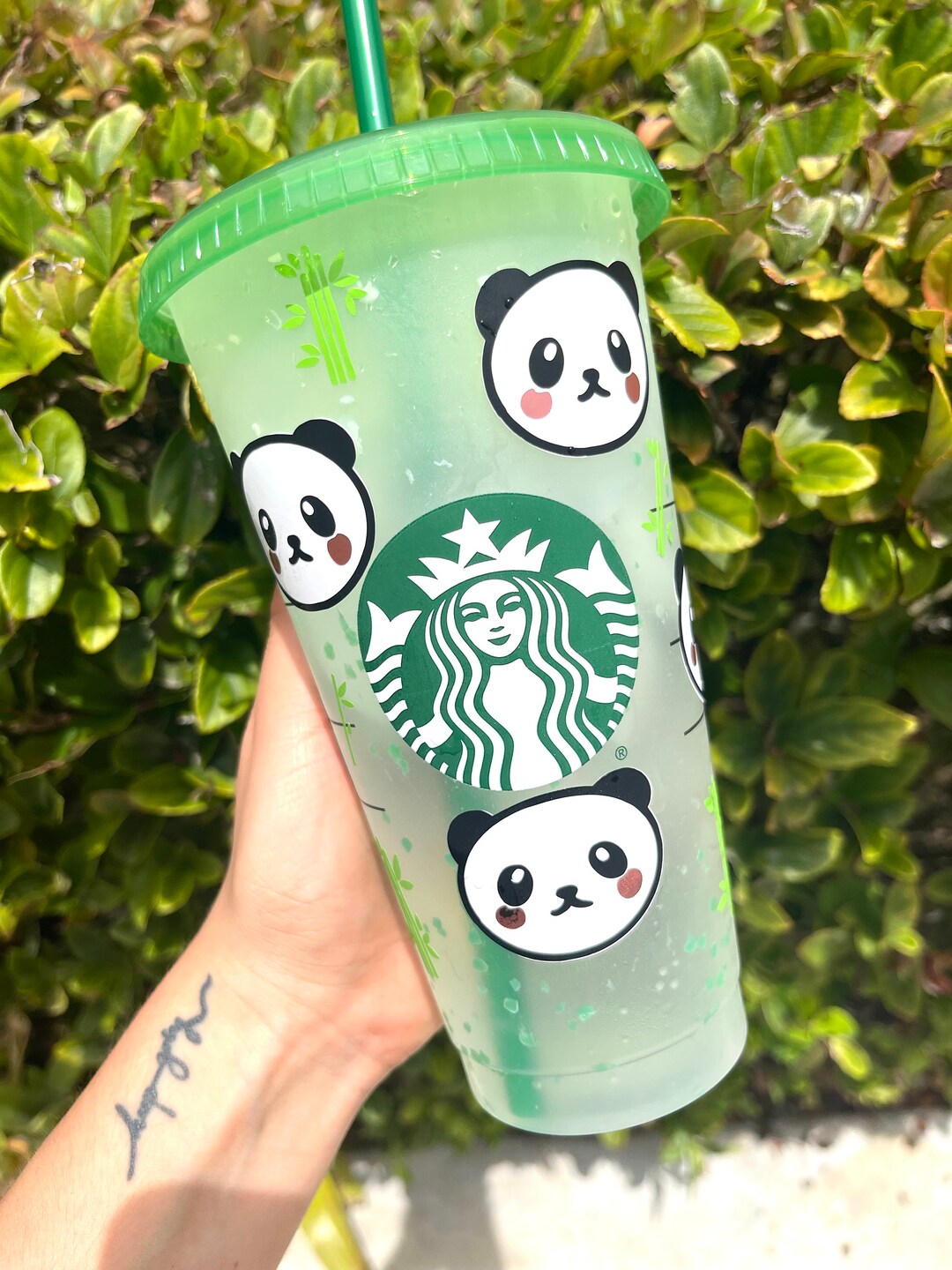 Panda Starbucks Ice Cup/ Confetti / Best Friend Gifts / Gift for Her ...