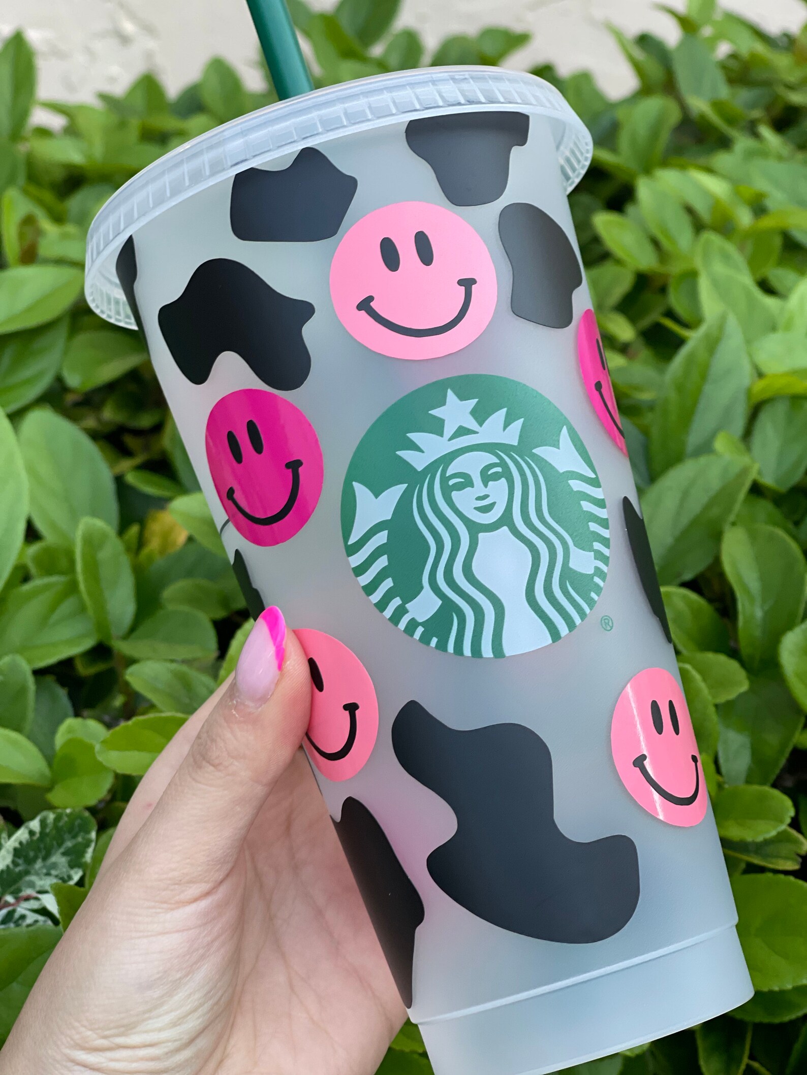 Cow Starbucks Ice Cup/ Cold Cup Starbucks / Customizable Cups - Etsy