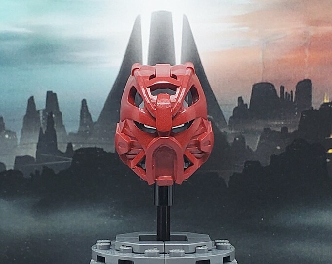 Adaptive Great Mask of Shielding Great Kanohi Hau, Dark Red - Etsy