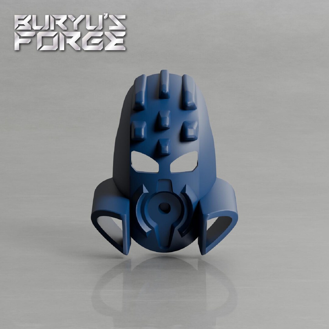 Great Mask of Night Vision | Kanohi Ruru, Dark Blue - Etsy