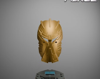 Mask of Ultimate Power Bionicle G2 Makuta's Mask, Pearl Gold - Etsy