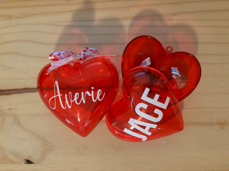 Valentine Hearts Fillable and Personalizable - Etsy