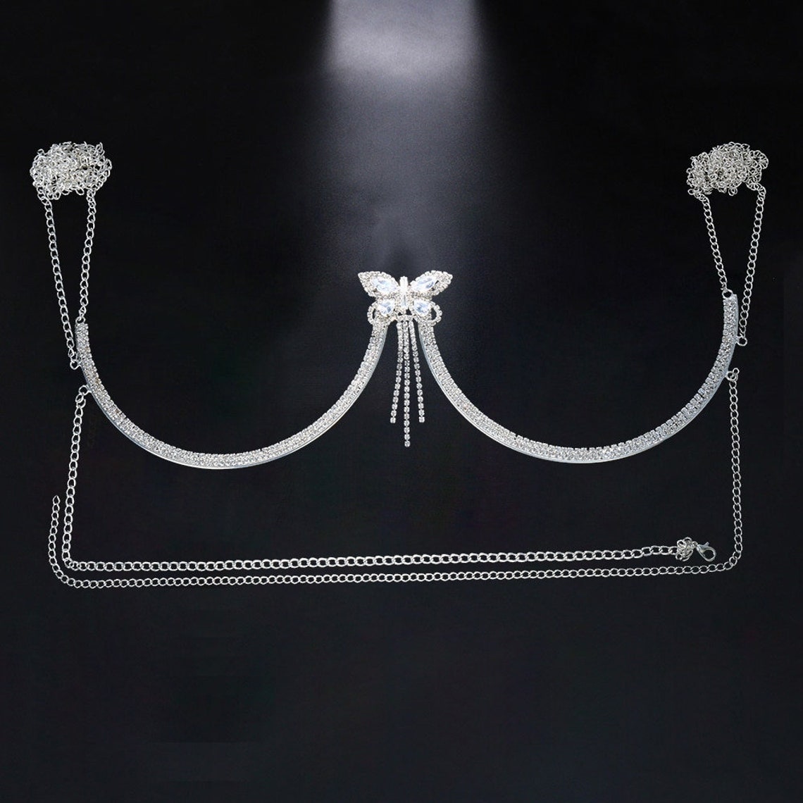 Butterfly Chest Bracket Bra Chain - Etsy UK