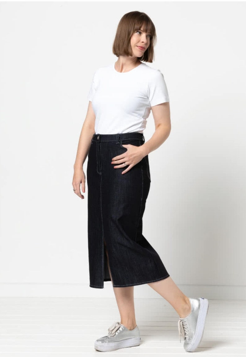 Style Arc Tommie Jeans Skirt Pattern Jean Skirt Pattern in - Etsy