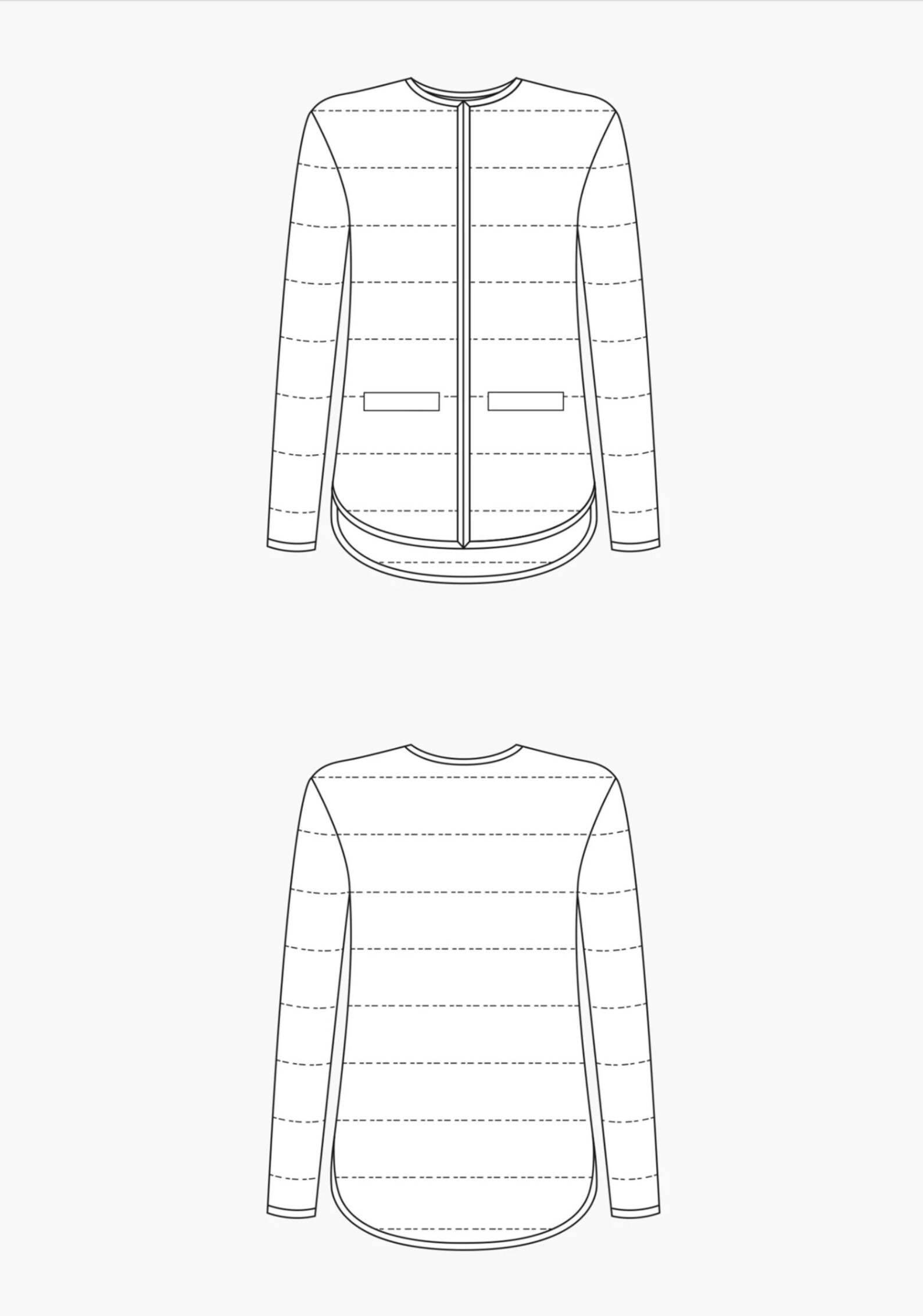 Grainline Studio's Tamarack Pattern Sizes 14-30, Jacket Pattern ...